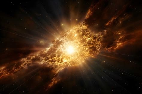 Premium Photo Scifi Concept Scene Of Sun Explosion Bright