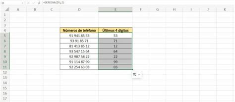 Función Derecha En Excel Excel Para Todos