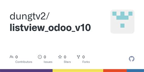 Github Dungtv2listviewodoov10