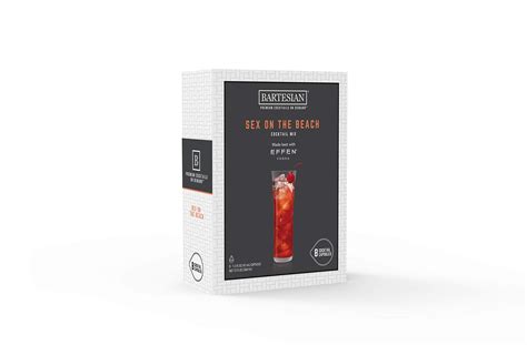 Bartesian Sex On The Beach Cocktail Mixer Capsules Pack Of 8 Cocktail