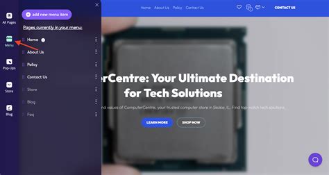 How To Edit Menu Items Hocoos Knowledge Base