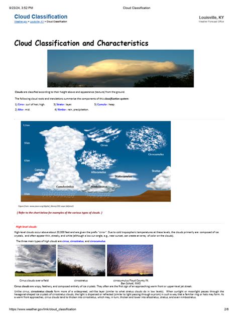 Cloud Classification Pdf Cloud Thunderstorm Cloud Classification Pdf Cloud Thunderstorm