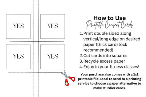 Butterfly Printable Consent Cards Digital Download Hands On Assist
