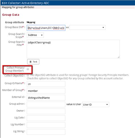 The Active Directory Account Collector Does Not Collect The Ad Domain