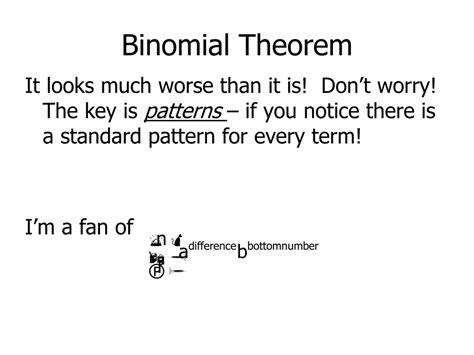 PPT Binomial Theorem PowerPoint Presentation Free Download ID 9147206