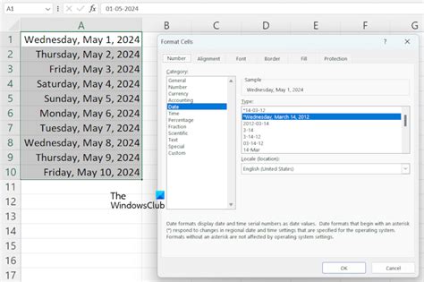 Unable To Change Date Format In Excel Fix