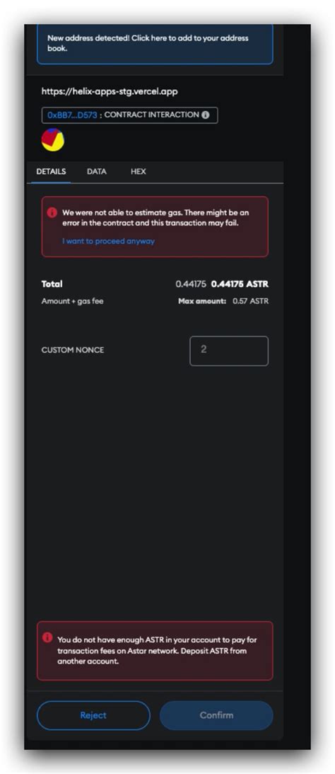 not sure if it s an issue from helix usdc astar arbitrum unable