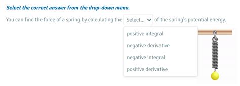 Select The Correct Answer From The Drop Down Menu You Can Find The Force