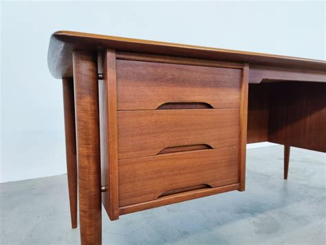 Mid Century Modern Scandinavian Wooden Desk 1960s For Sale At 1stdibs