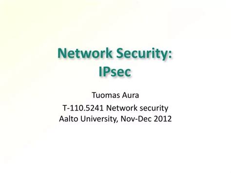 Ppt Network Security Ipsec Powerpoint Presentation Free Download Id5686700