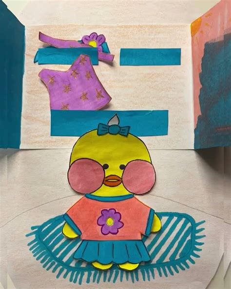 Как сделать ДОМ для Бумажной УТОЧКИ ЛАЛАФАНФАН из бумаги своими руками Paper Duck House Diy