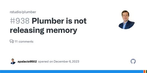 Plumber Is Not Releasing Memory Issue Rstudio Plumber GitHub