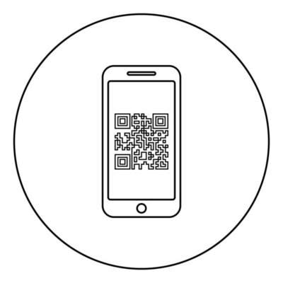 Circle Qr Code Vector Art Icons And Graphics For Free Download