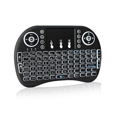 Mini Wireless Keyboard RF With Color RGB Backlit GHz Wireless Mini Keyboard