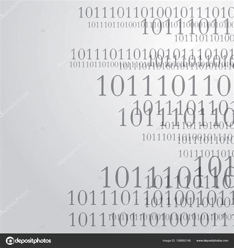Binary Code With Black Digits Stock Vector Image By ©ibrandify 156892146