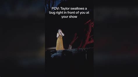 Oh Delicious Taylor Swift Swallows Bug During Chicago Concert