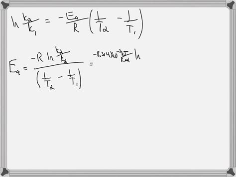 Solved The Rate Constant K For A Certain Reaction Is Measured At Two