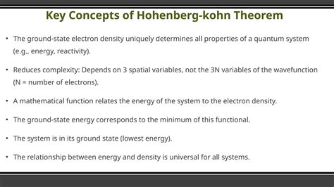 Density Functional Theory Dft Overviewpptx