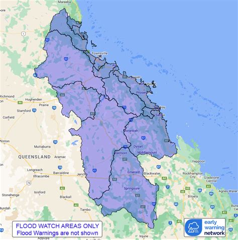 Qld Flood Watch Coastal Catchments Between Tully And St Lawrence Au Alert