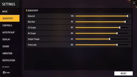 Best Free Fire Sensitivity For Quick Movement And Headshots August 2022