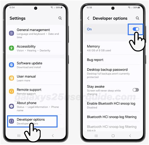 How To Enable Developer Options On Samsung Galaxy S25