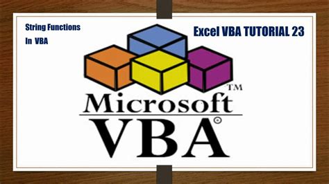 vba tutorial 23 string function in vba instr cdate isdate ucase lcase len mid left