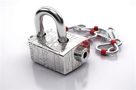 Premium Ai Image Cybersecurity Is Isolated On A White Background Generated By Ai