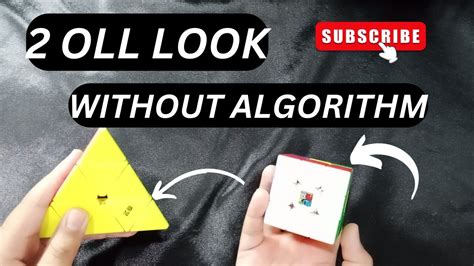 2 Look Oll Without Algorithm Zain Cuber Youtube