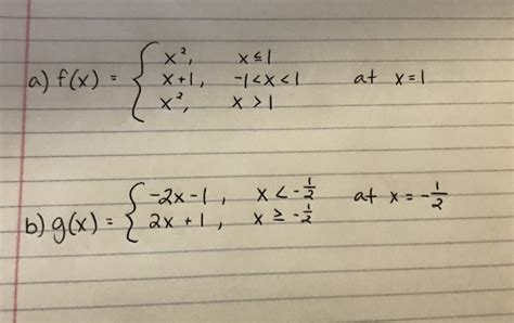 Solved Show That The Function Is Not Differentiable At The Chegg