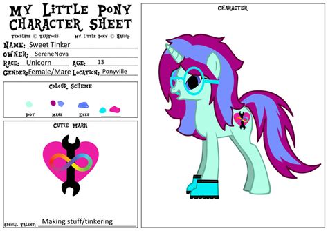 Sweet Tinkers Character Chart By Serenenova On Deviantart