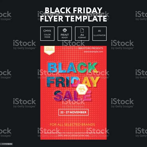 불타는 블랙 프라이데이 세일 디자인 전단지 템플릿 벡터 11월에 대한 스톡 벡터 아트 및 기타 이미지 11월 가격 개념