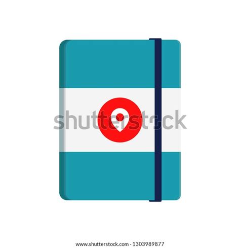Notepad Location Icon Stock Vector Royalty Free 1303989877 Shutterstock