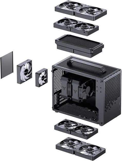 Jonsplus Z20 Black Micro Atx Computer Case With Detachable Carrying Handle Mini Size High