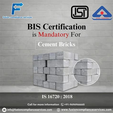 Bis Certification For Cement Bricks At Rs 60000 Certificate In New Delhi Id 2853252264012
