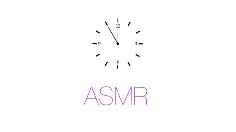 clock asmr ⏰⏰ 🎙 youtube