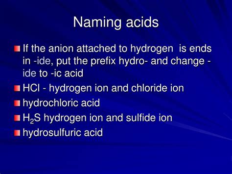 PPT Chapter Naming Compounds And Writing Formulas PowerPoint Presentation ID