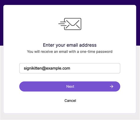Setup Of Email Otp Signicat Documentation