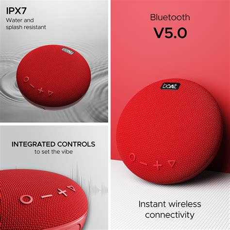 Buy Boat Stone W Portable Bluetooth Speaker Ipx Water Resistant Type C Charging