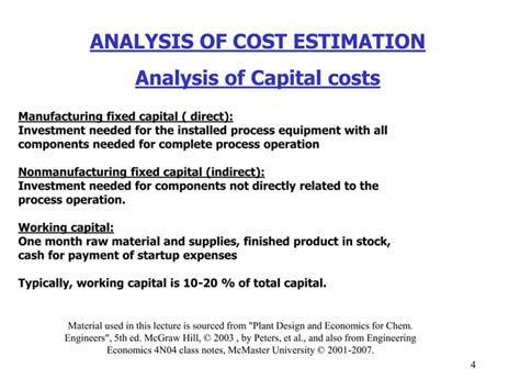 Lecture 5 Cost Estimation I Pdf