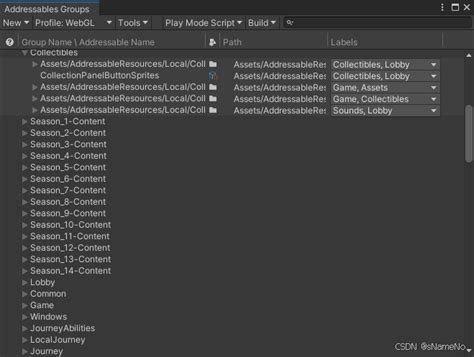 Unity Addressables 管理游戏资源的全面指南 Csdn博客