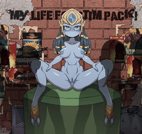 Rule 34 2 Toes Absurd Res Alien Alien Humanoid Blizzard Entertainment Blue Eyes Dusky Sky