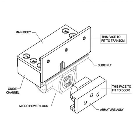 Asec Gs102 Micro Power Lock With Sdgi Bracket Saunderson Security