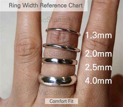 14k Wedding Band Band Chart 14 Wedding Ring For Her 14k Comfort