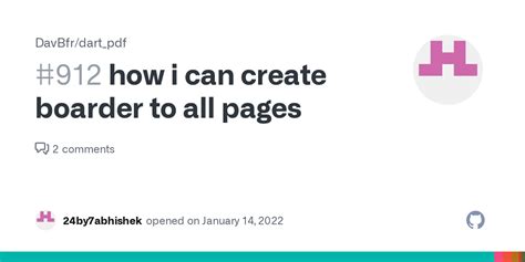 How I Can Create Boarder To All Pages · Issue 912 · Davbfr Dart Pdf · Github