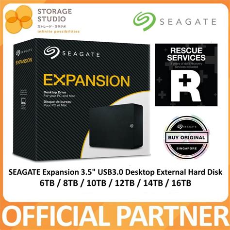 Seagate Expansion Desktop External Hard Disk 8tb 10tb 16tb 20tb Seagate Singapore Local