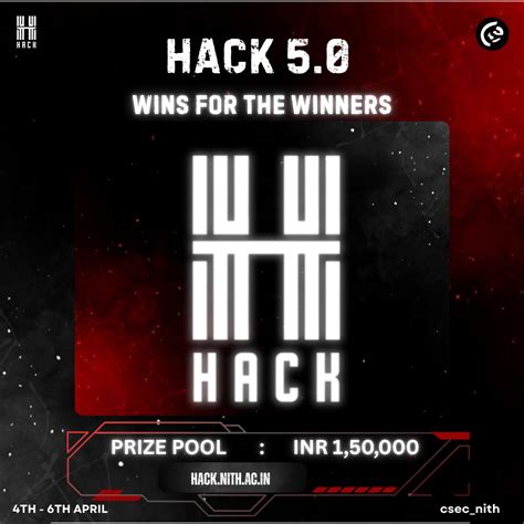 Hack 🚀 Registrations Are Live For Hack 50 🚀 Csec Presents Hack 50