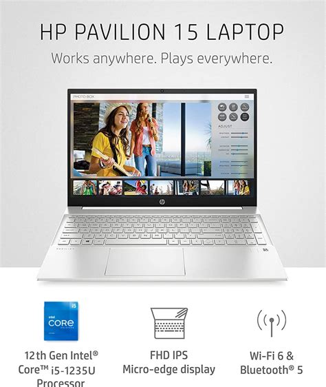 HP 15 Pavilion Laptop Intel Core 12th Gen I5 1235U 10 Core 15 6