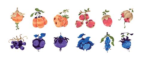 Fruits Game Asset Fantasy Gui Sprite Graphic For Video Game Magic