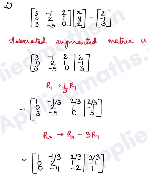 Q3 Which Of The Following System Of Equations Is Consistent If