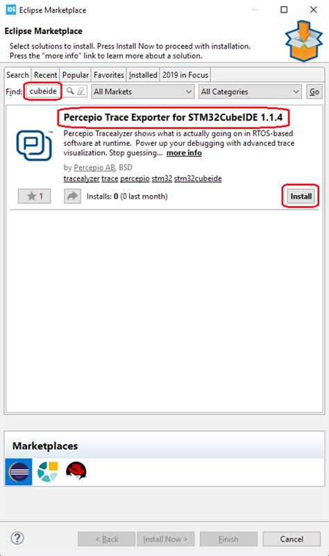 Percepio Trace Exporter For Stm32cubeide